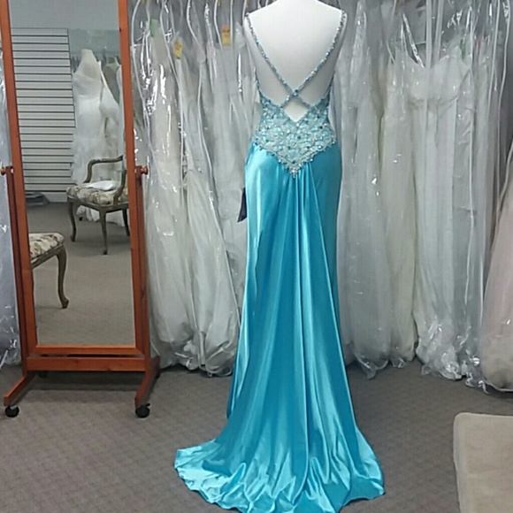 COLORS | Dresses | Turquoise Colors Dress Gown Prom Homecoming | Poshmark